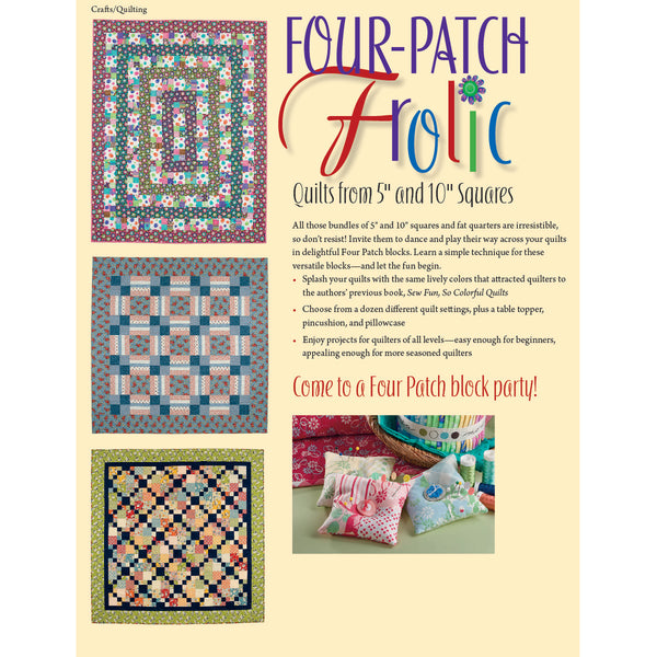 Four-Patch Frolic Quilt PDF Book – meandmysisterdesigns